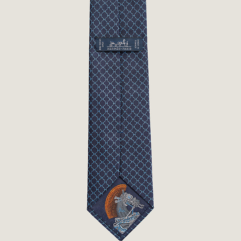 Tie 7 H Cheval Punk tie | Hermès Singapore Tie 7 H Cheval Punk tie | Hermès Singapore
